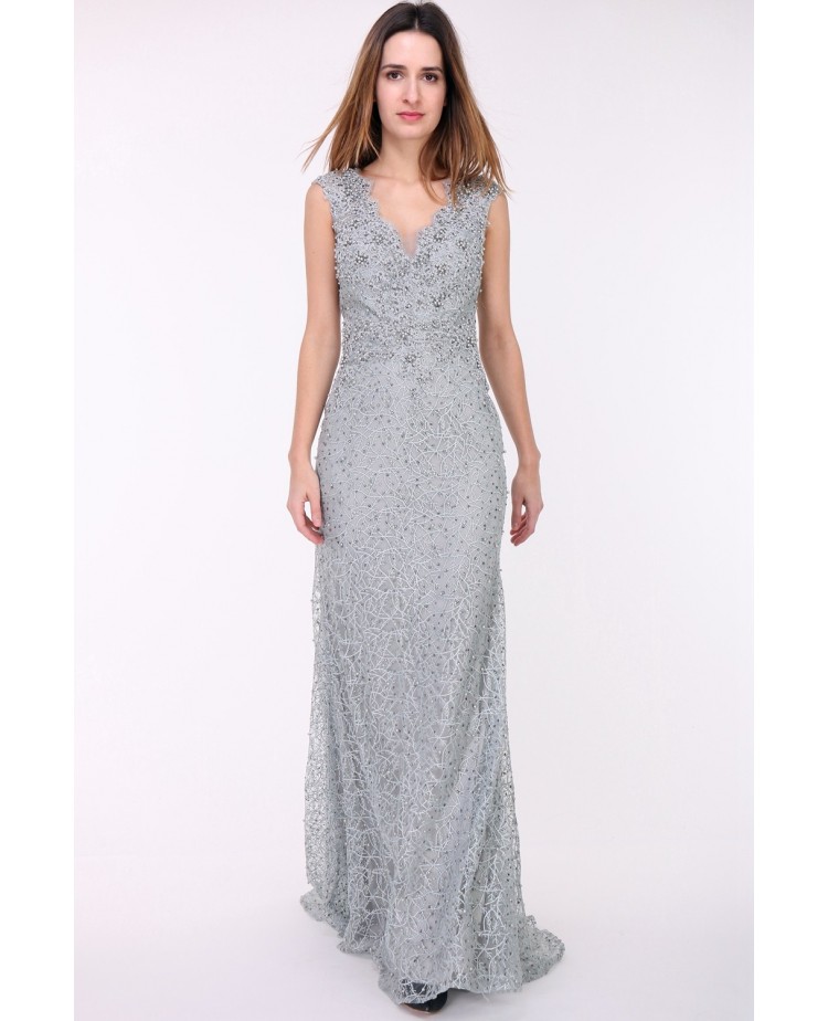 Robe de cocktail grise du 42 au 52 Promarried