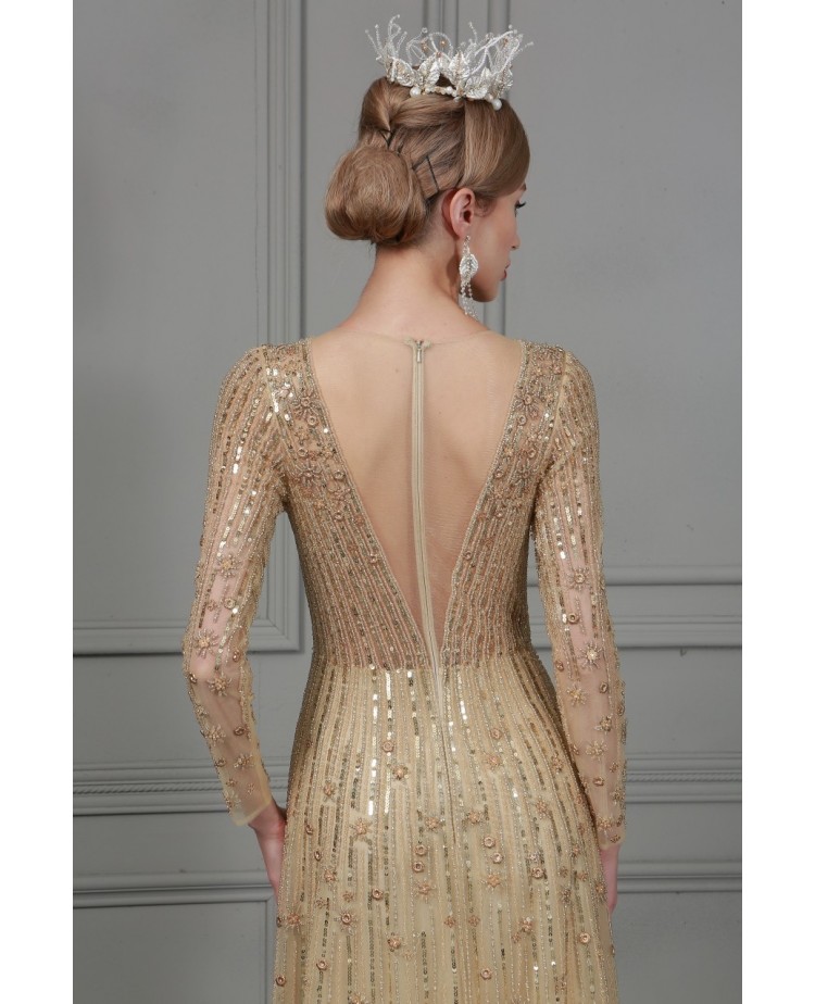 Robe de Soirée Gold Promarried