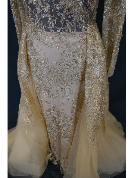 Robe de soirée Gold